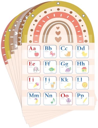 Amazon.com: Qyeahkj 6Pcs Classroom Magnetic Pocket Chart Small Boho ...