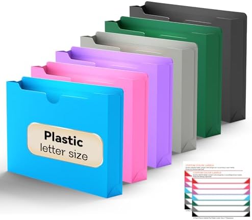 Amazon.com : Blue Summit Supplies 2 Inch File Jackets, Expandable ...