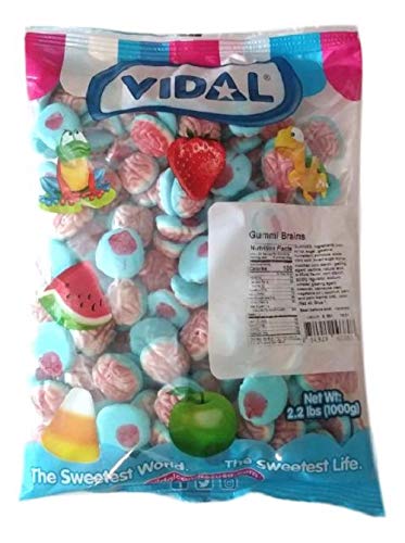 Amazon.com : Vidal Gummi Brains Candy, 2.2 Pounds : Grocery & Gourmet Food