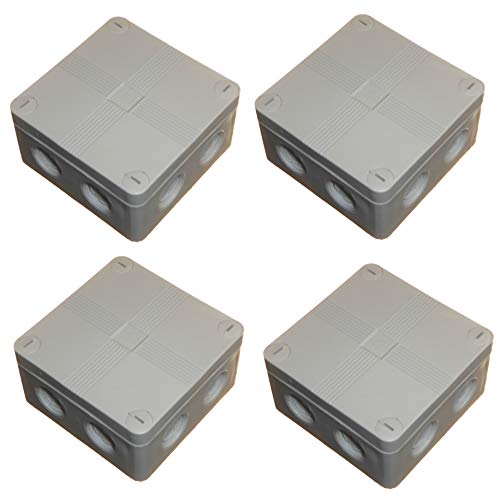 Outdoor Junction Box 91mm x 47mm with Connector Blocks and Soft Knock ...