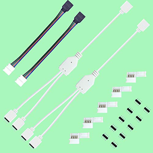 RUNCCI-YUN Led 4pin Extension Kit,Led Strip Splitter, Led 4 Pin ...