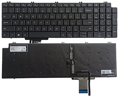 Amazon.com: Replacement Backlit Keyboard Without Frame for Dell ...