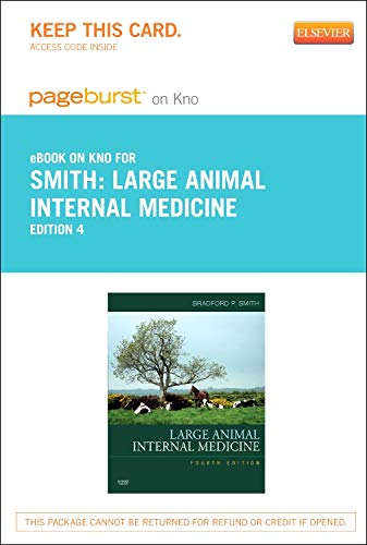 Large Animal Internal Medicine Pageburst on Kno Retail Access Code ...