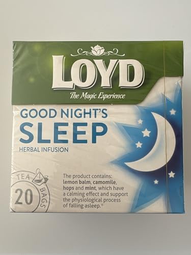 Amazon.com : Loyd Good Night's Sleep Herbal Infusion 20 Teabags ...