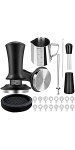 Amazon.com: Yeelan 22 PCS Espresso Accessories, 51mm Coffee Espresso ...