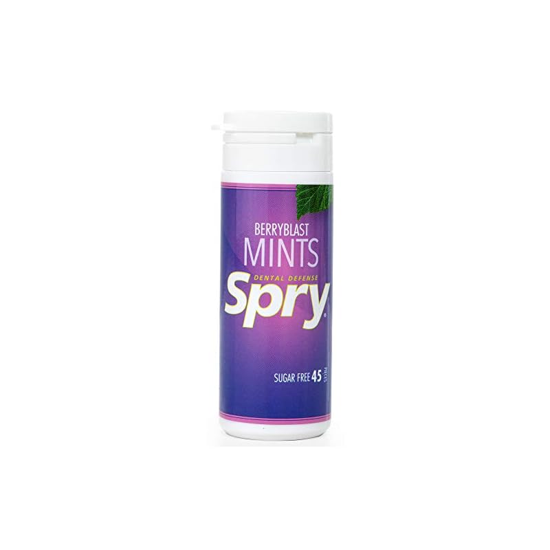 Spry Xylitol Mints, Berry Blast, 45 Count - Breath Mints That Promote ...