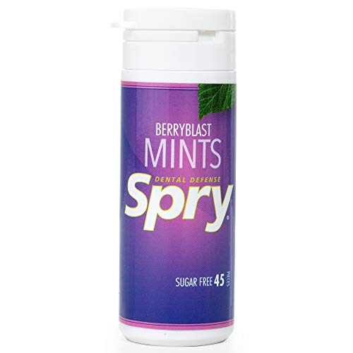 Spry Xylitol Mints, Berry Blast, 45 Count - Breath Mints That Promote ...