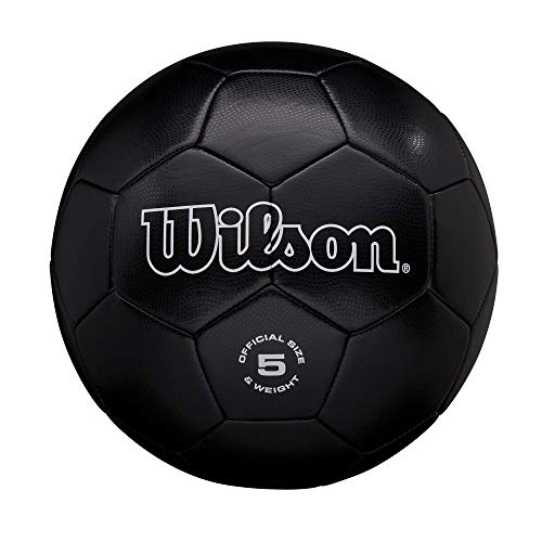 WILSON Traditional Soccer Ball - Size 5, Black | Amazon price tracker ...