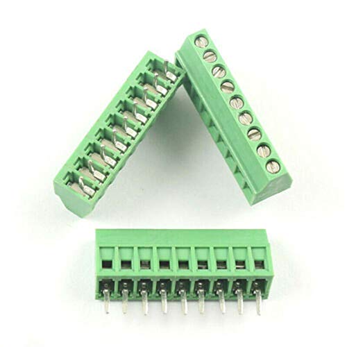 DBParts 5pcs 9-Pin (9 Pole) Plug-in Screw Terminal Block Connector 2 ...