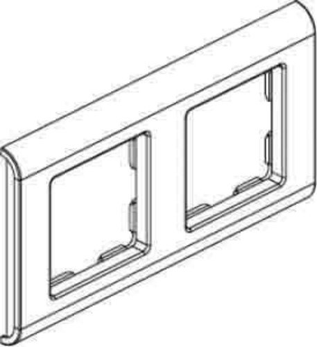 Legrand 287158 Signo Cubico Cadre 2 voies : Amazon.fr: Bricolage