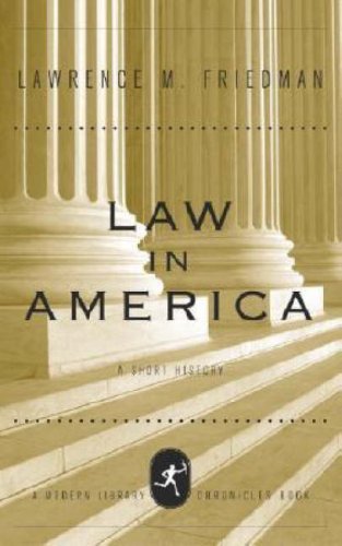 Amazon | Law in America: A Short History (Modern Library Chronicles ...