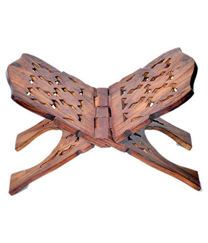 LyqArt Wooden Rehal | Holy Books Stand | Book Rest Keep for Home | Book ...