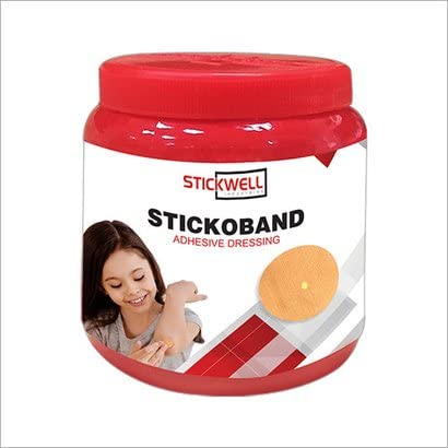 100 Piece Round Shape Band-Aid First Aid Adhesive Bandage Stickoband ...