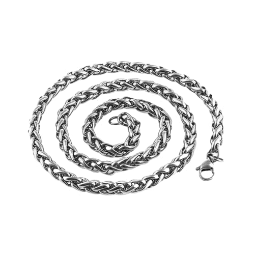 Buy MEENAZ Chain for Men Boys Husband gents boyfriend Stylish Silver ...