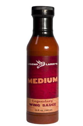 Amazon.com : Legend Larry's Medium Wing Sauce, 12 fl oz : Hot Sauces ...