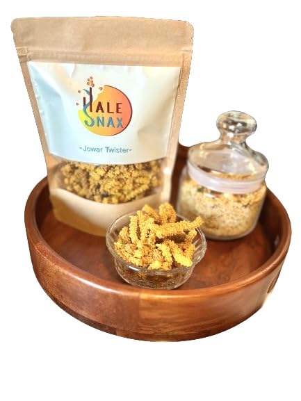 Halesnax Jowar Twister | 150 gms |Gluten free | Baked | Tea time snacks ...