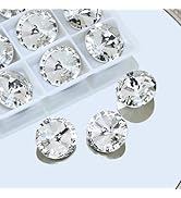 Amazon.com: DONGZHOU Teardrop Crystal Rhinestones, Large Rhinestones ...