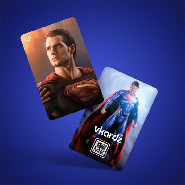 Vkardz - Superhero's PVC Digital nfc Business card | Easy Contact ...