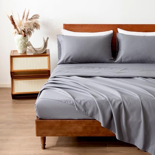 Amazon.com: SLEEP ZONE King Size Sheets Set, 4 Piece Hotel Luxury ...