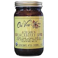 Amazon.com : ORGANIC BLACKBERRY JAM - 100% All Natural Whole Fruit ...