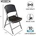 Amazon.com: LIFETIME Commercial Grade Folding Chairs, 4 Pack,Plastic ...