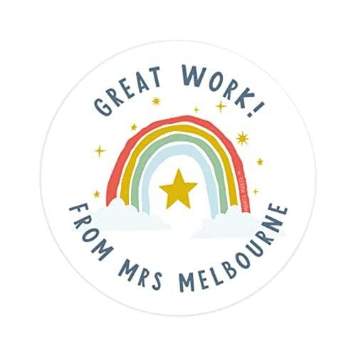 Personalised sticker superstar well done proud of you great work ...