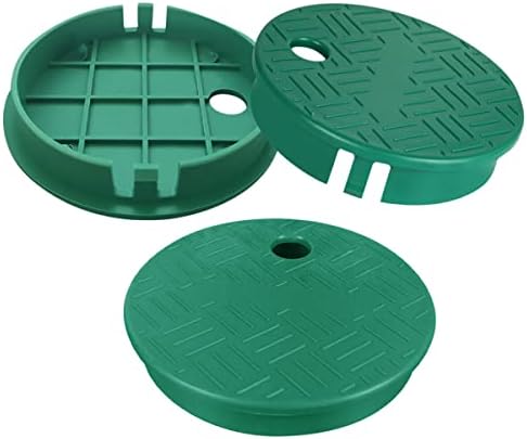Amazon.com : QWORK Valve Box Cover Lid, 2 Pack ID 5.5" OD 6" Round ...