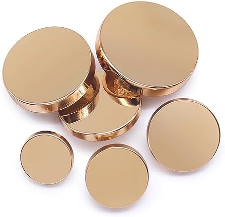 Amazon.com: SEMINI 36 Pieces Mixed 6 Sizes Metal Button Alloy Shank ...