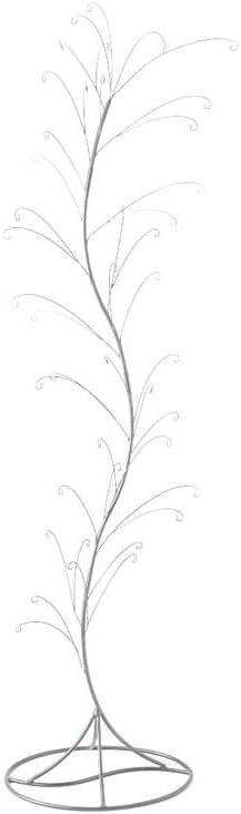Amazon.com: Metal Large Silver Ornament Display Tree by Midwest-CBK ...