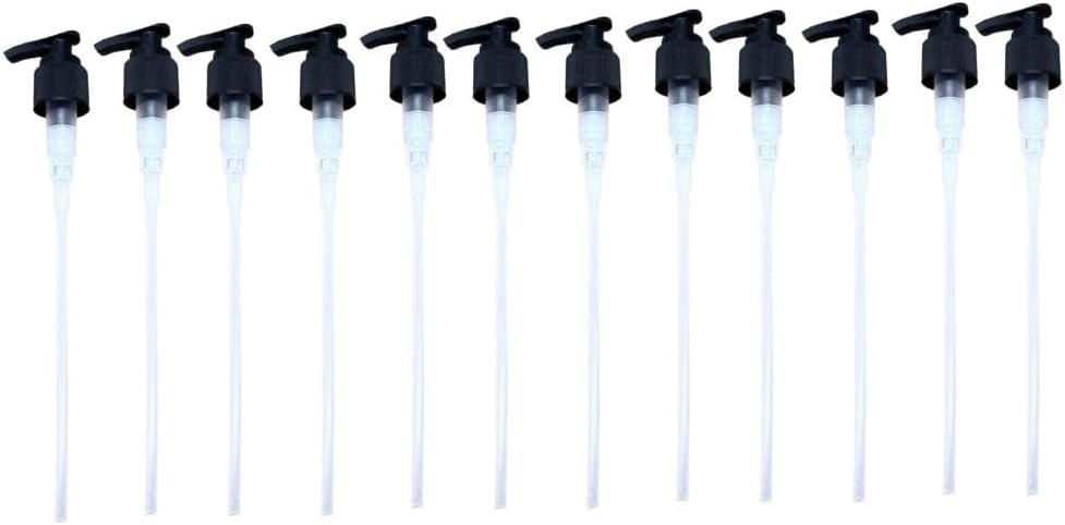 Amazon.com: 12 Pack Black Ribbed Pumps with 24-410 Neck : Beauty ...