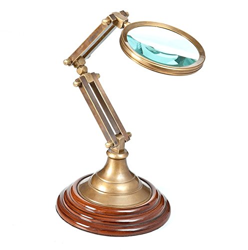 Table Magnifying Glass Nautical Magnifying Brass Marine Magnifier Gift ...