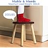 Amazon.com: LIANTRAL Wooden Step Stool for Kids, Small Round Step Stool ...