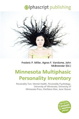Minnesota Multiphasic Personality Inventory: Buy Online at Best Price ...