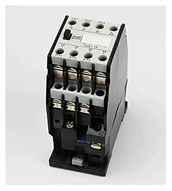 Amazon.co.jp: Contactor CJX1-12/22 AC Contactor Contactor 2NO + 2NC 12A ...