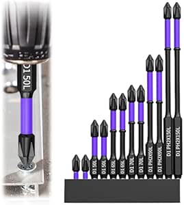 D1 Anti-Slip and Shock-Proof Bits with Phillips Screwdriver Bits ...