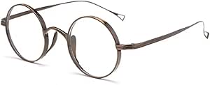 Amazon.com: TAJMDGW Professor Reading Glasses +2.5 Round Wizard ...