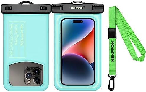 Amazon.com: newppon Floating Waterproof Phone Pouch : 2 Pack Universal ...