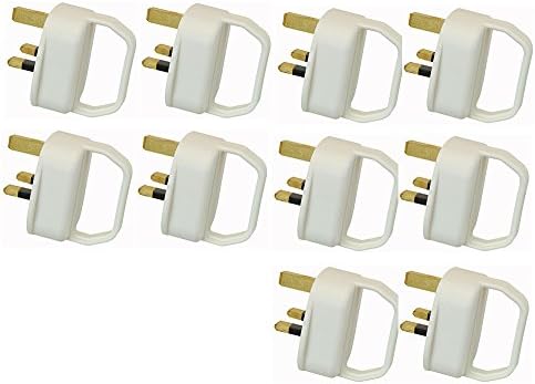 Pack of 3 Easy Pull 13A Plug Tops With A Handle For Assistance With ...