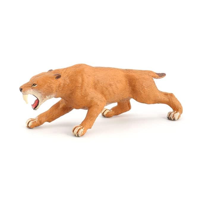 Snapklik.com : Saber-Toothed Tiger Ancient Creatures Animal Model ...