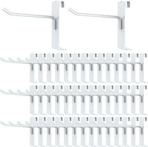 Amazon.com: BeapTcely 50 Pieces Gridwall Hooks Gridwall Panel Hooks ...