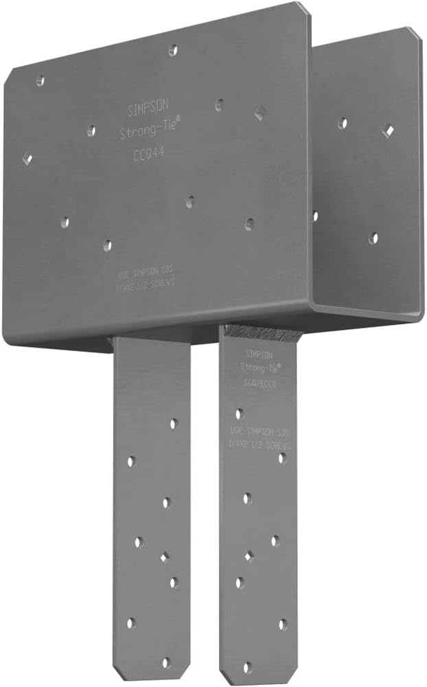 Amazon.com: Simpson Strong-Tie CCQ66SDS2.5 - Column Cap for 6x Beam, 6x ...