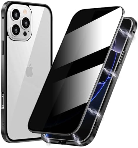 Amazon.com: Jonwelsy Anti Peeping Case for iPhone 14 Pro (6.1"), 360 ...