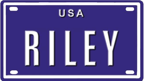 Amazon.com: RILEY USA BIKE LICENSE PLATE. OVER 400 NAMES AVAILABLE ...