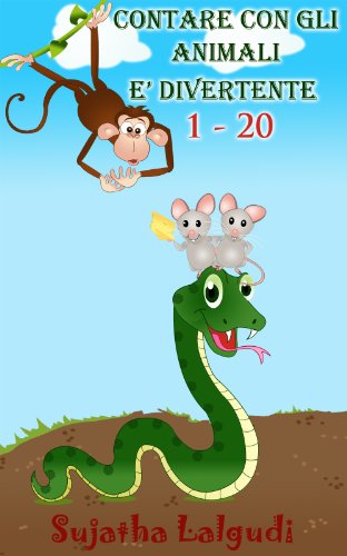 Amazon | Italian picture book: Contare con gli animali e’ divertente ...