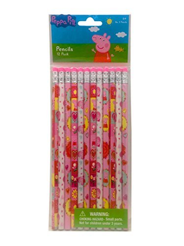 Amazon.com : Innovative Designs Peppa Pig School Pencils - 24 Pencils ...