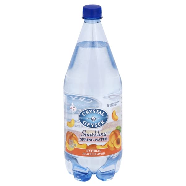 Amazon.com : Crystal Geyser, Sparkling Spring Water, Natural Peach Flavor : Grocery & Gourmet Food