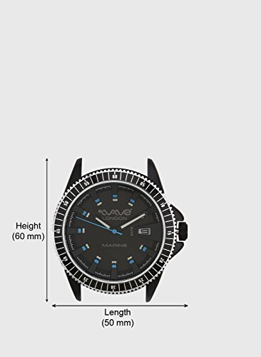 Buy WAVE LONDON Black Dial Analogue Watch for Unisex (MARINE-WL-MAR-BK ...