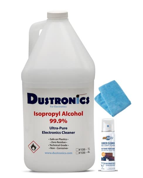 Ultra Pure Isopropyl Alcohol 99.9% 4 Litre with Bonus Screen Cleaner ...