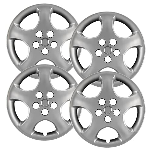 Snapklik.com : Hubcapscom - Premium Quality 15 Silver Hubcaps / Wheel ...