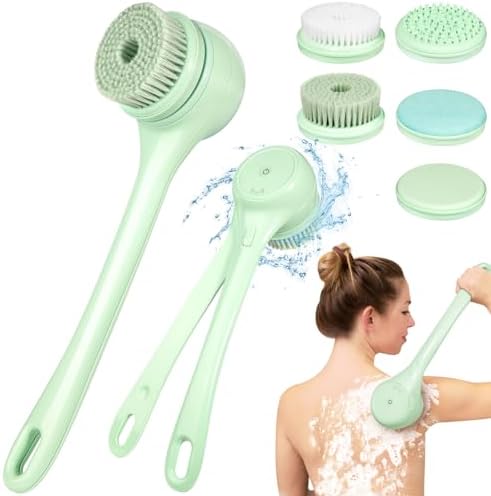 Amazon.com : Electric Body Brush Back Scrubber for Shower, Auto ...